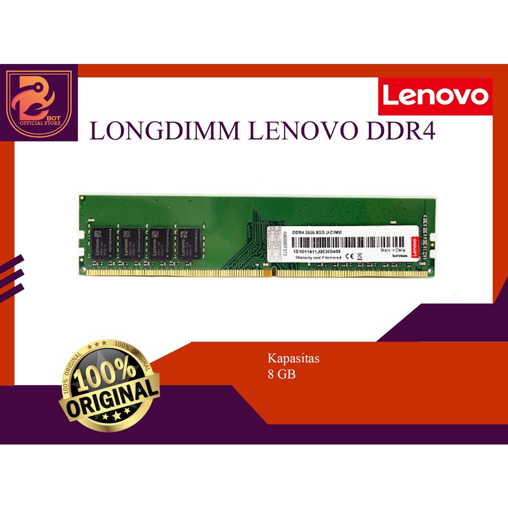 Ram Longdimm Computer/PC DDR4 4GB 8GB 16GB PC2666 PC3200 Lenovo ...