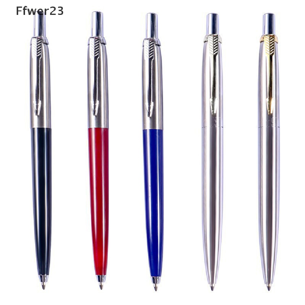 Good goods luxury quality stainless steel ballpoint pen color press ...