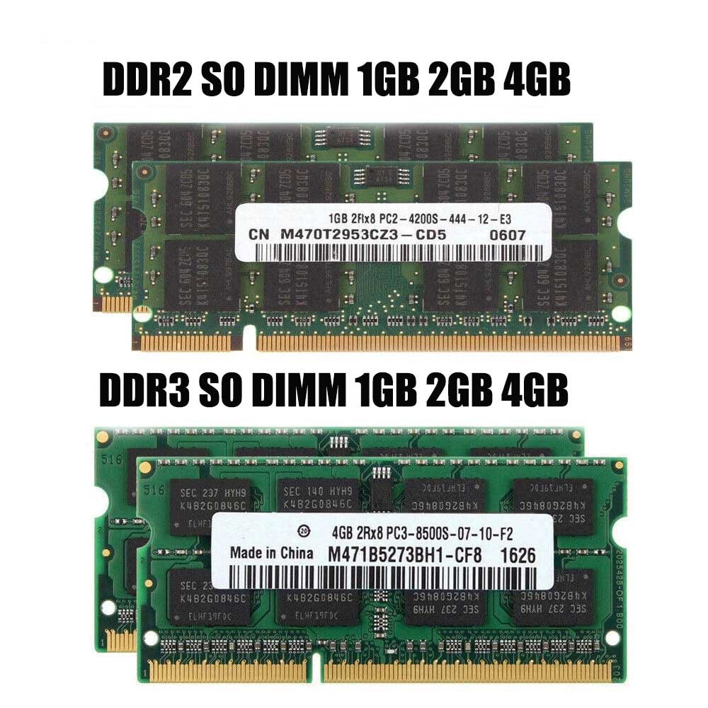 Samsung 2GB SODIMM Notebook RAM PC2 PC3 DDR2 DDR3 667Mhz 800Mhz 1333hz ...
