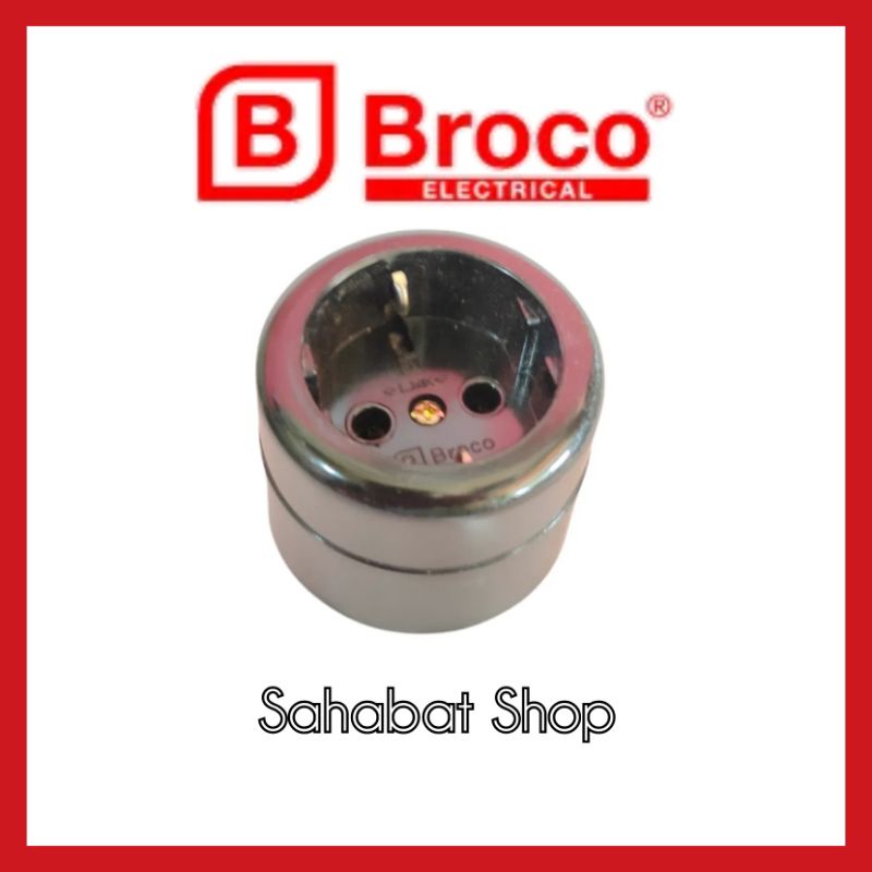 HITAM 1 Hole BROCO OB Socket/Black Round BROCO Socket | Shopee Philippines