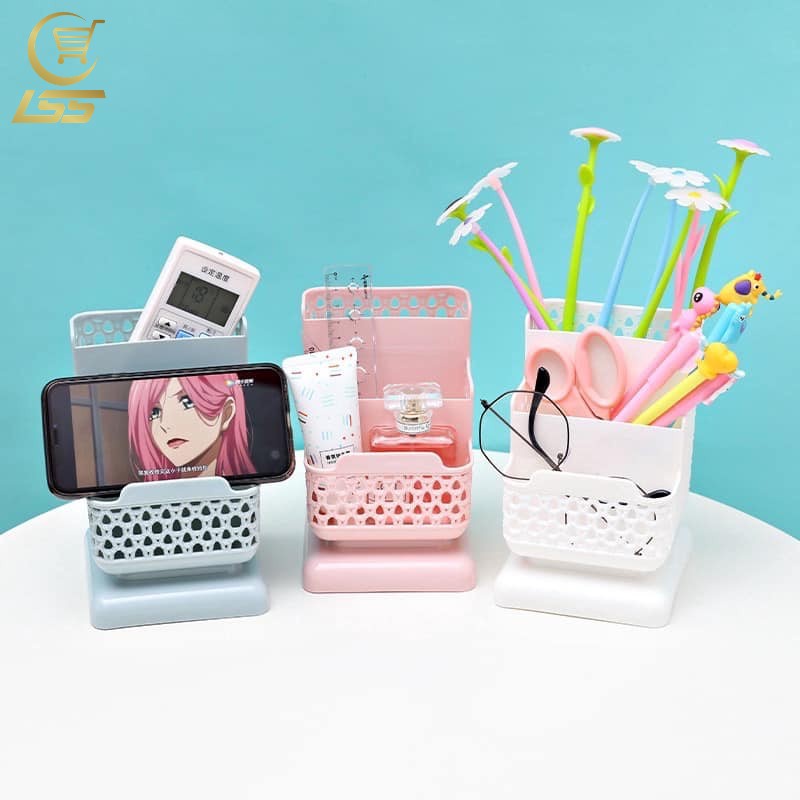 Multi-purpose Table organizer Desktop Organzer 3-Compartment Plastic ...