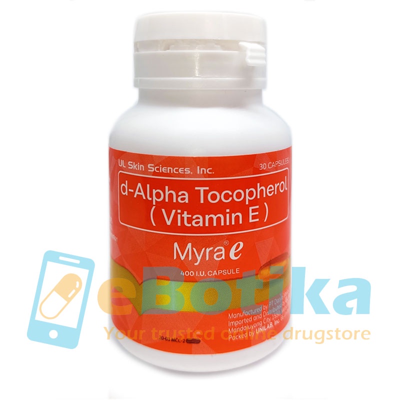 Myra E 400iu 30 pieces capsule per Bottle | Shopee Philippines