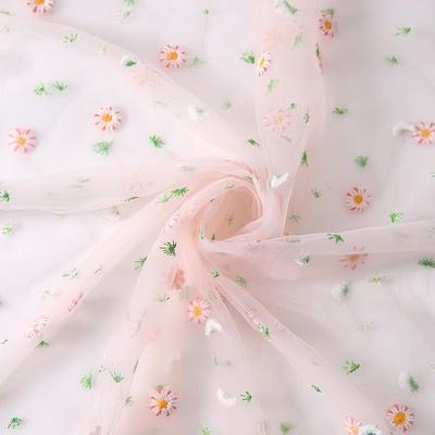 Daisy Net Yarn Flower Wrapping Paper Mesh Wrapper for Flower ...