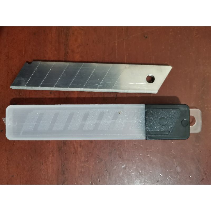 10PCS!!! 18mm big Heavy duty cutter blade refill. | Shopee Philippines