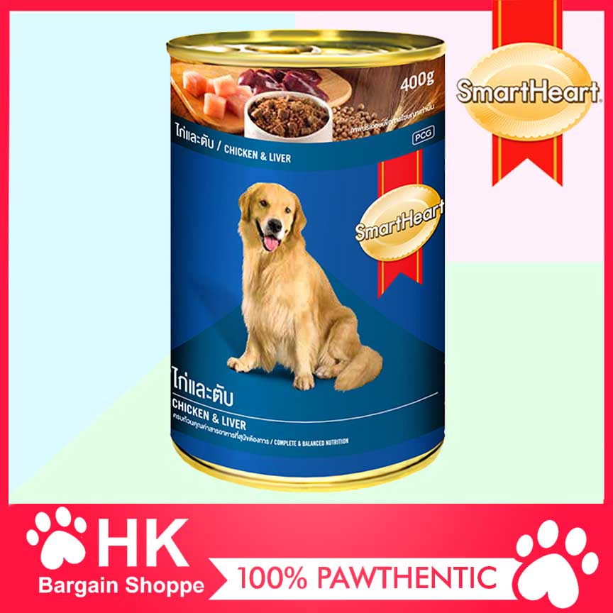 Smart Heart Dog Wet Food in Can Chicken & Liver 400g smartheart ...