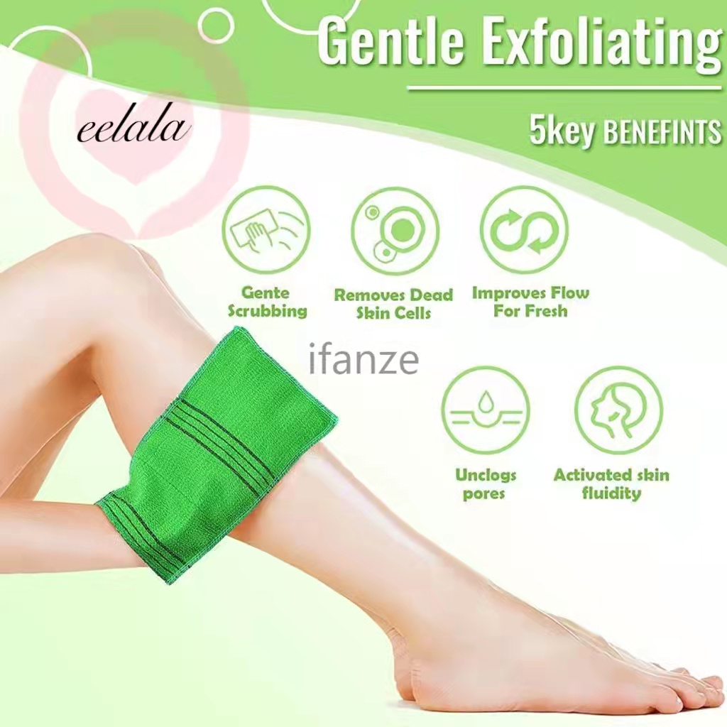 eelala BUY 1 TAKE 1 Korean Mitt Scrub Shower Exfoliating Towel (Happy ...
