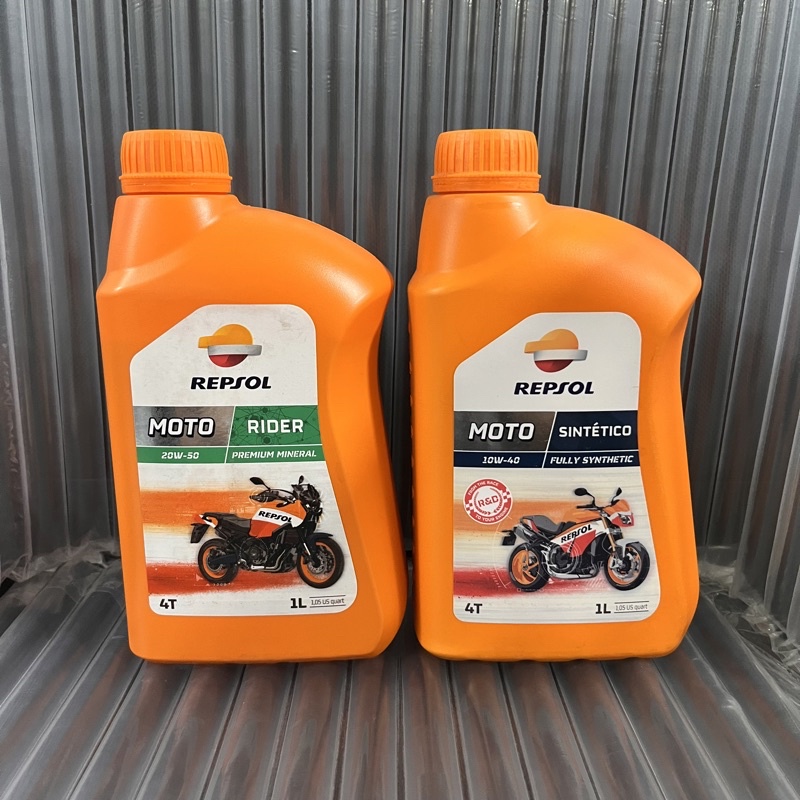 Repsol Engine Oil 1 Liter / Rider / Sintetico | Shopee Philippines