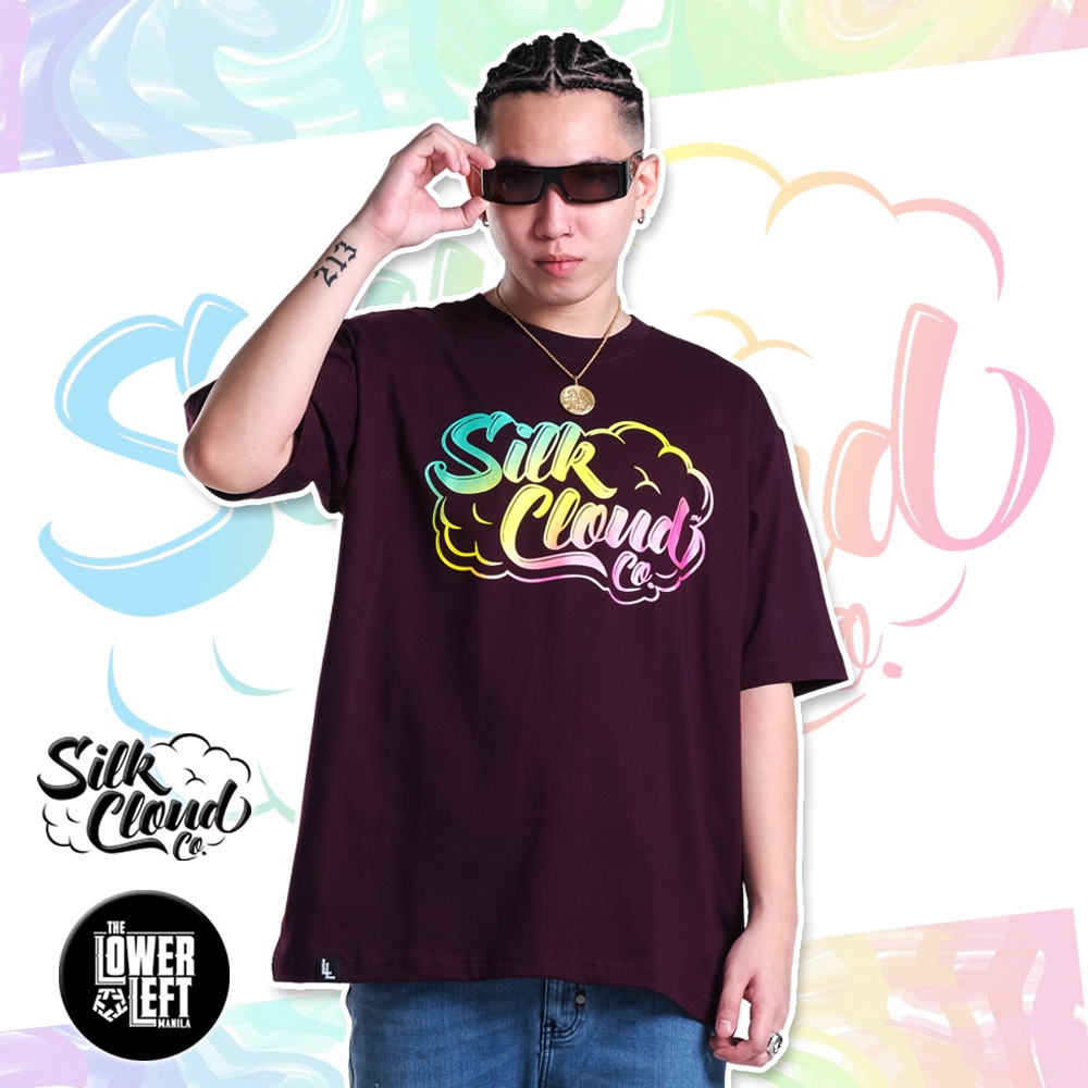 SILK CLOUD GRADIENT - Men's Tshirt Roundneck Oversized for Men and Women (Genderless) | Shopee ...