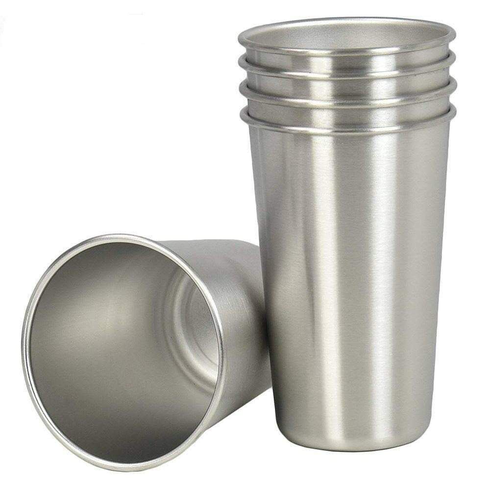 【KH】Stainless Steel Mugs Drinking Coffee/Beer Cups （1PCS) BASO | Shopee ...