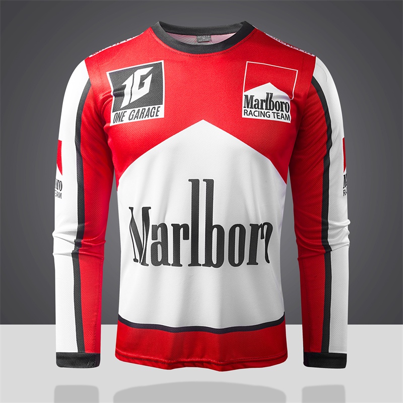 1g one garage Motorcycle Jersey shirt Jerseys Long Sleeve cycling for ...