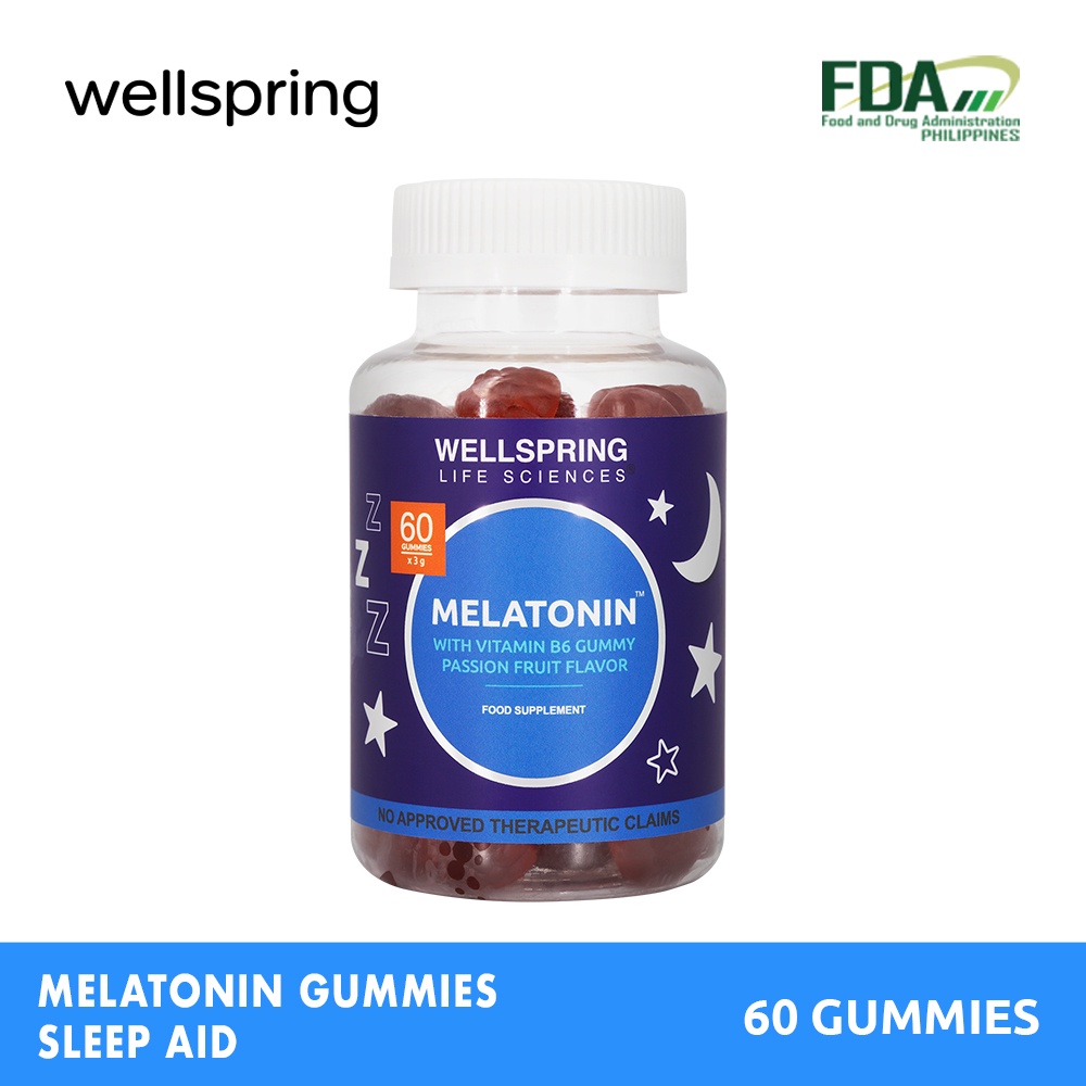 Wellspring Melatonin for Sleep With Vitamin B6 Passiflora Extract ...