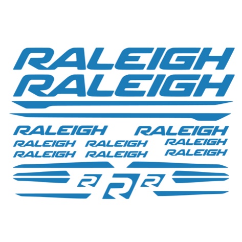 Raleigh mtb frame design vinyl cutout stickers waterproof | Shopee ...