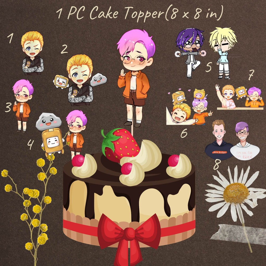 Lankybox Cake Toppers | Shopee Philippines