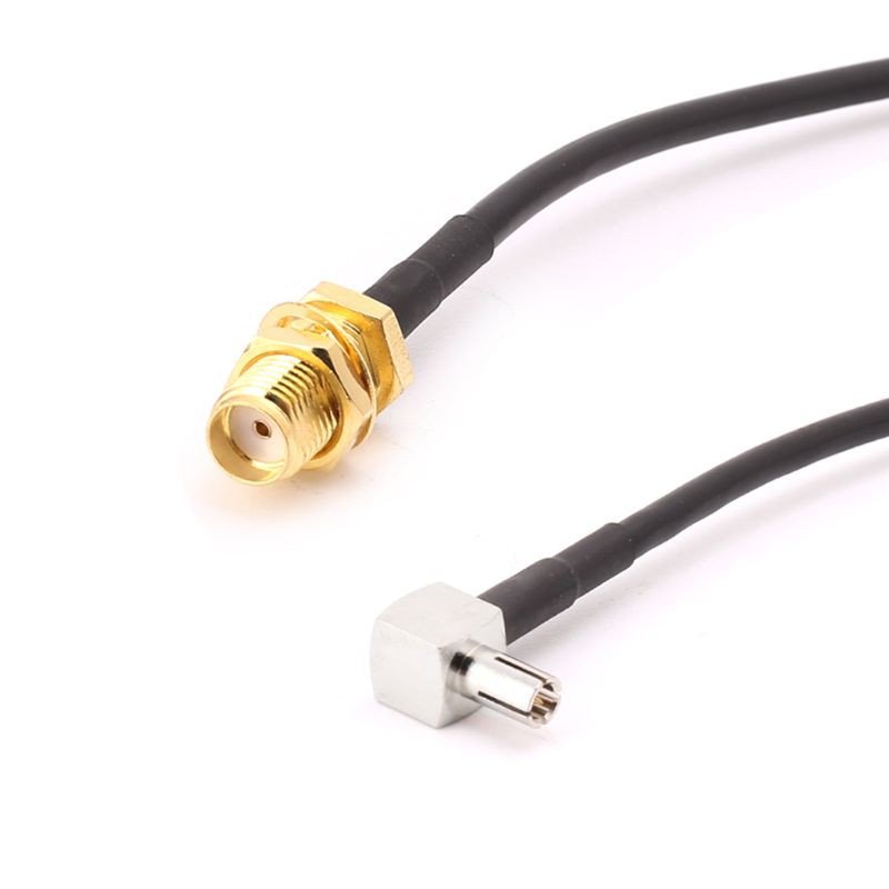 SMA Female Jack To TS9 Male Right Angle RG174 Pigtail Cable 20cm Antenna Coaxial | Shopee ...