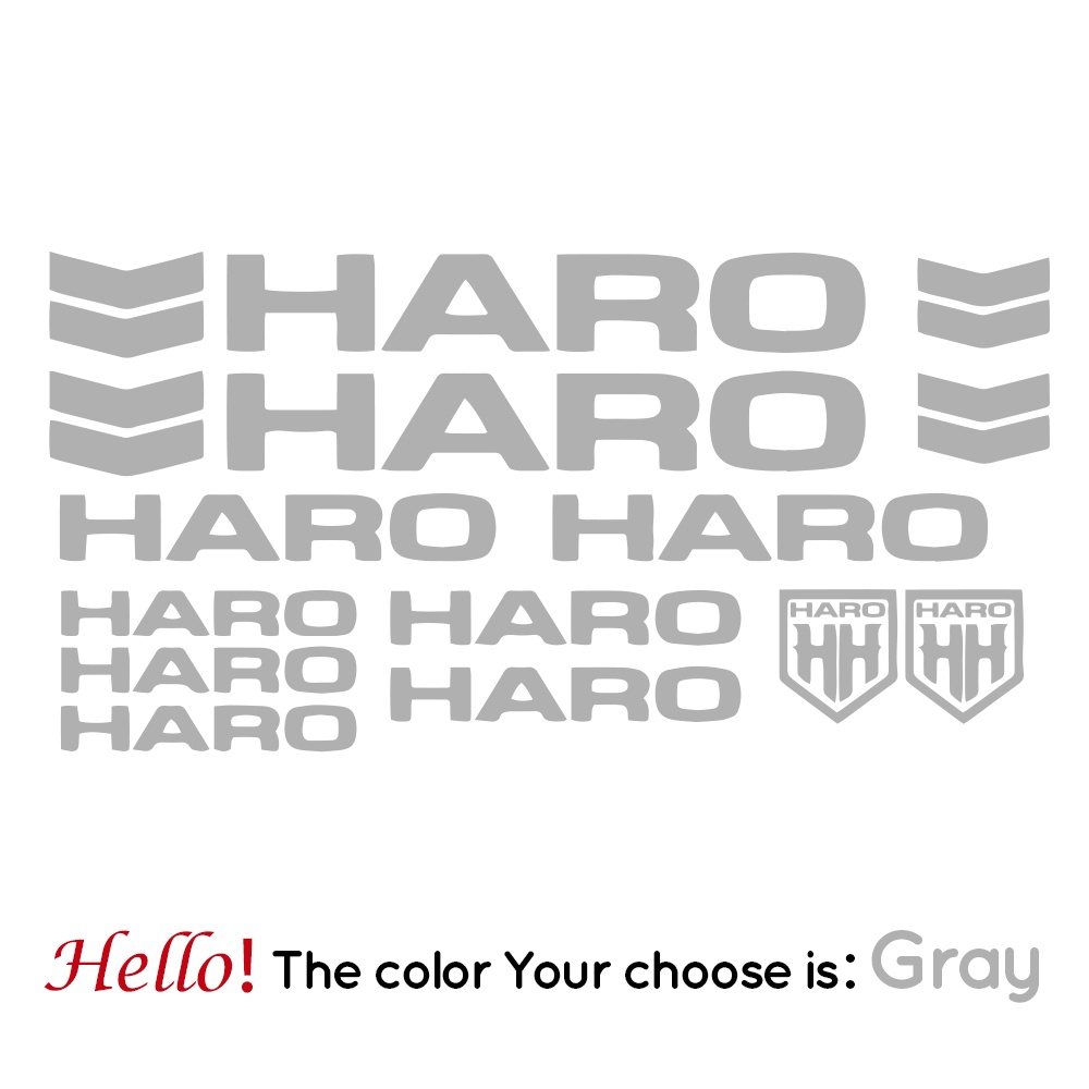 Haro bikes Set Vinyl Stickers No Background Bike Frames Haro Stickers ...