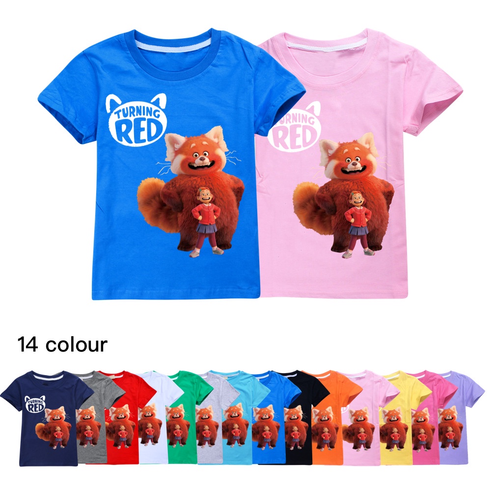 Turning Red New Movie Kawaii Panda Mei Turning Red T Shirt Cartoon ...