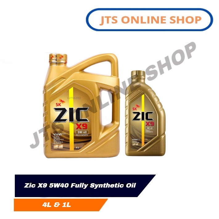 Zic X9 5W40 Fully Synthetic Oil | Shopee Philippines