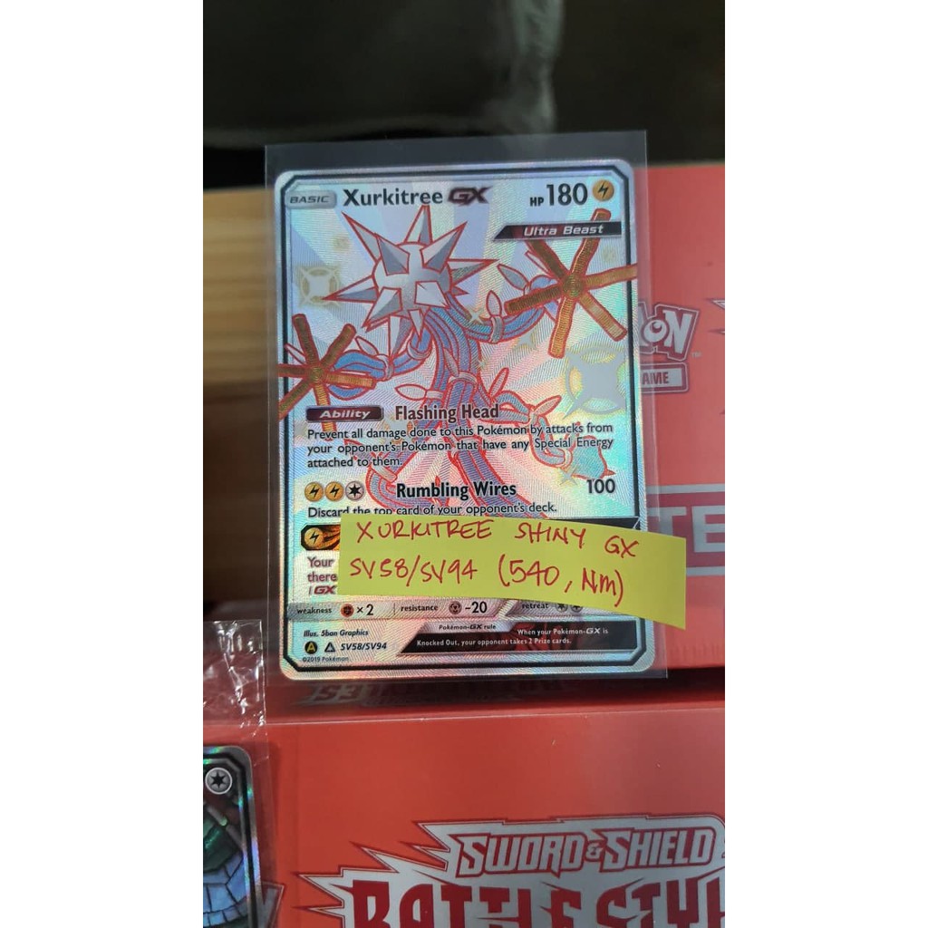 RchitectB's Hobby Stop SHINY Xurkitree GX, Lucario, Rockruff Hidden ...