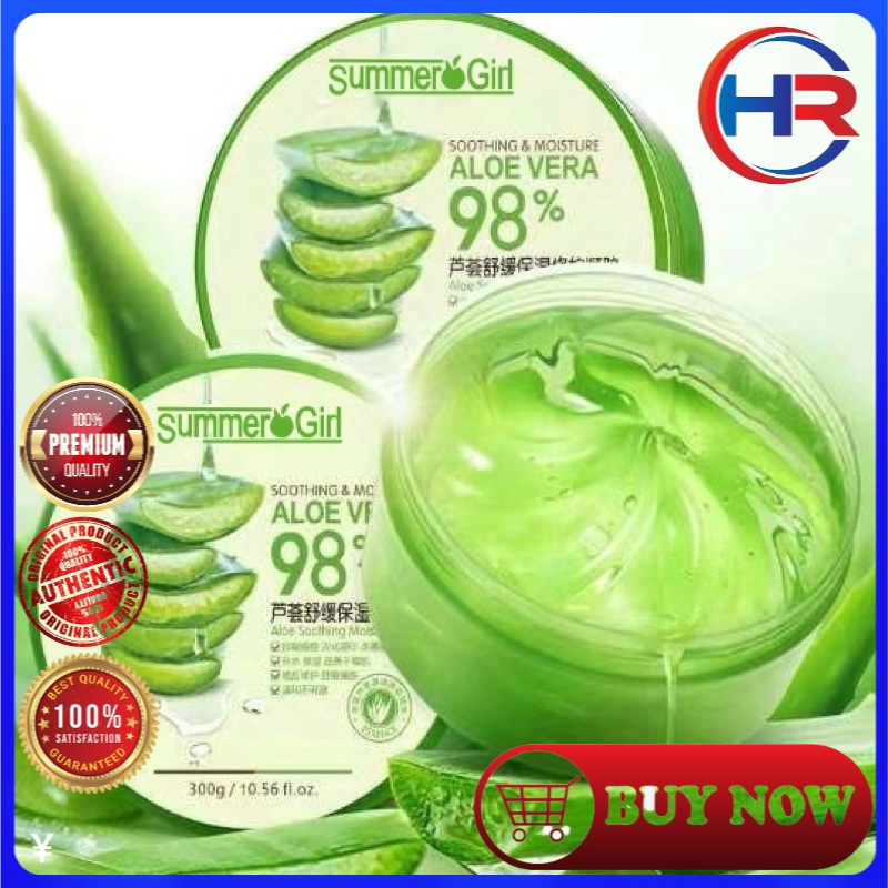 Aloe Vera Gel ORIGINAL SUMMER GIRL Aloe Vera Soothing Gel Skin care ...