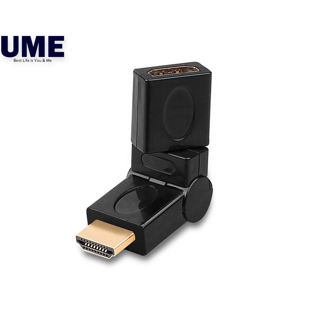 HDMI Swivel Extension Male to Female up to 360 Degree Rotating Adapter ...