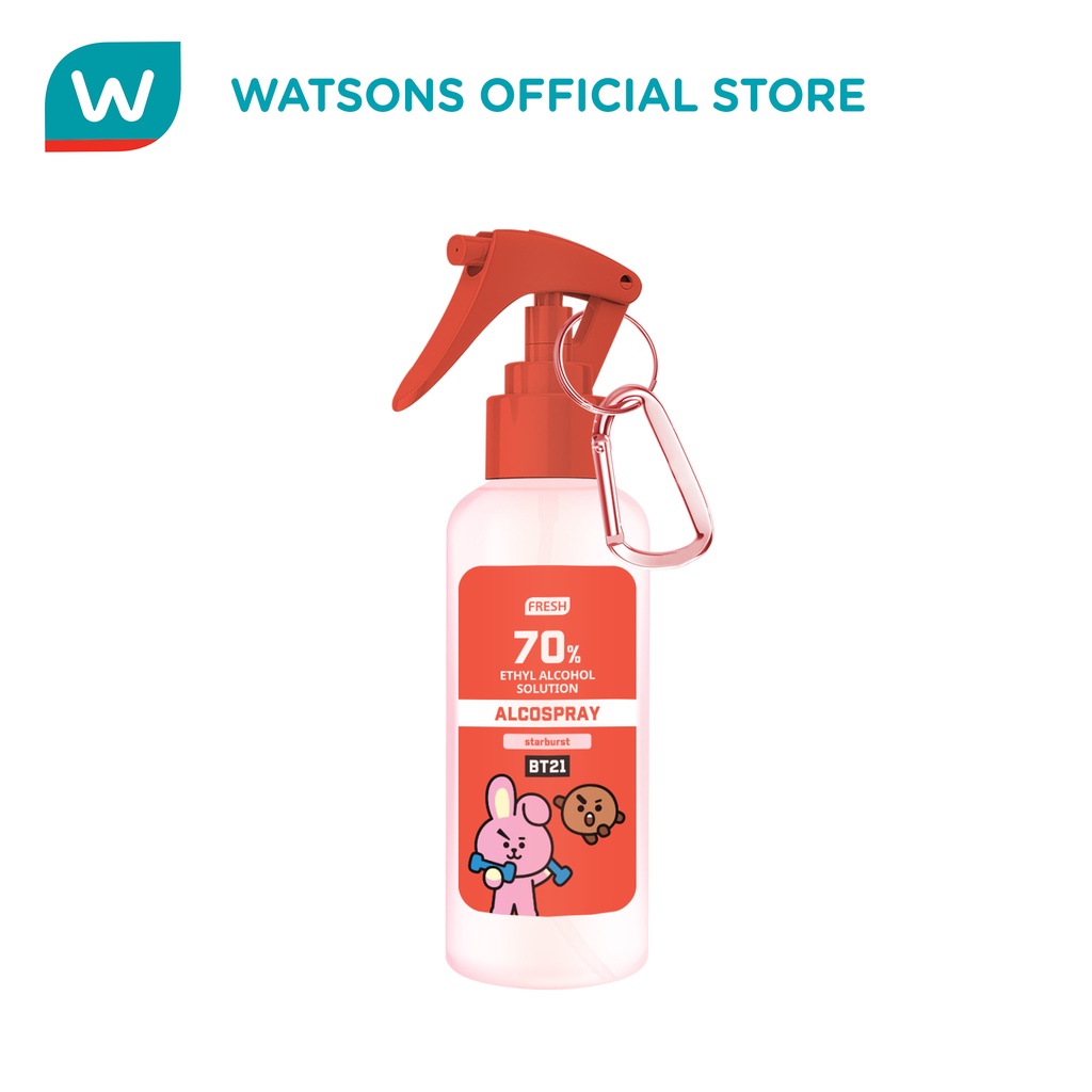 FRESH X BT21 Starburst Red Alcospray 100mL | Shopee Philippines