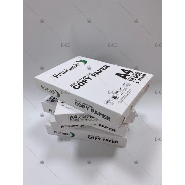 Printwell Copy Paper A4 Size/Long paper / Short paper Bond Paper Ultra ...