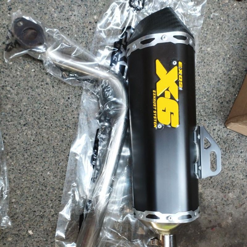 EXOS X6 PIPE for Click v3/v2/Nmax v2/M3/gear125/Gravis/soul gt125/aerox ...