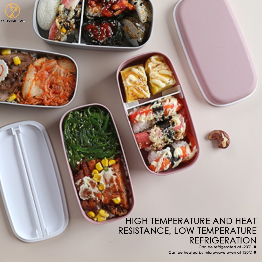 JJ Double-layer portable compartment lunch box food refrigerator fresh ...