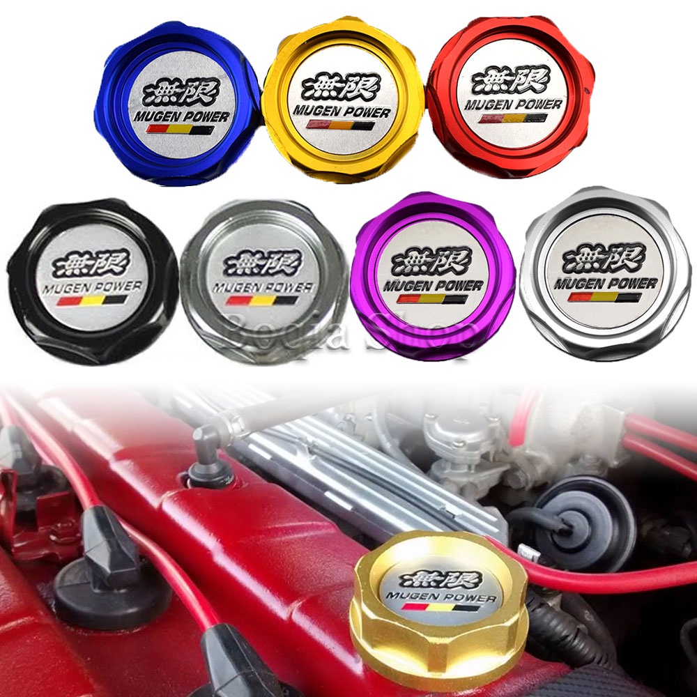 Mugen Power Performance Oil Cap Oil Fuel Filter Racing Engine Tank Cap ...