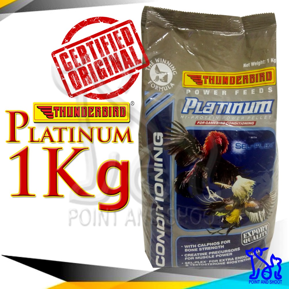 Thunderbird Power Feeds Platinum - 1 Kg | Shopee Philippines Thunderbird Power Feeds Platinum - 1 Kg | Shopee Philippines