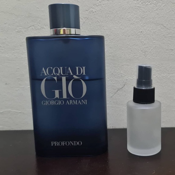 BIGGER BOTTLE!! Decant ADG Acqua Di Gio Profondo EDP ( Eau De Parfum ...