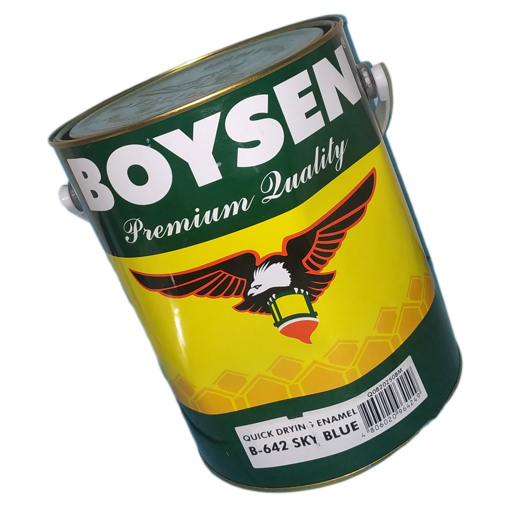 ( 4 LITER ) BOYSEN QDE SKY BLUE B-642 FOR WOOD AND METAL === 1 GALLON ...