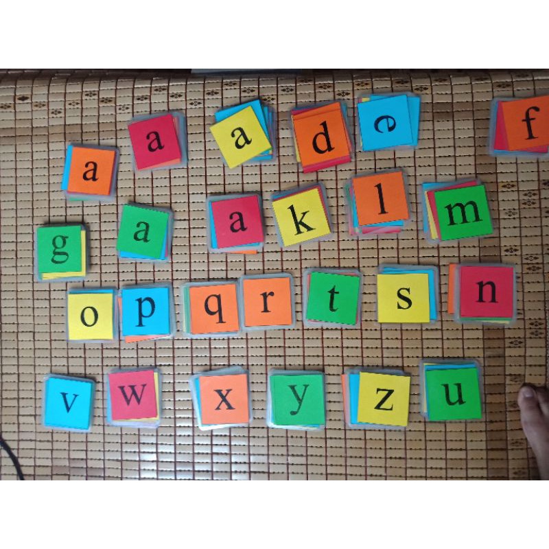 Laminated letters (teaching aids) | Shopee Philippines