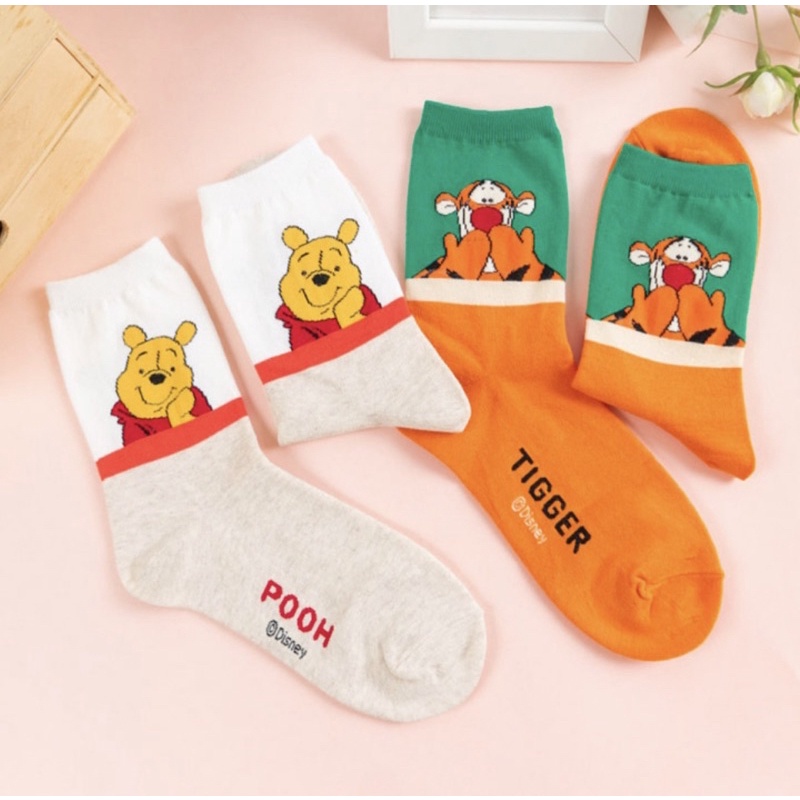 Korean Socks - Mickey Minnie Pinocchio Pooh Stitch Lotso Socks - Iconic ...