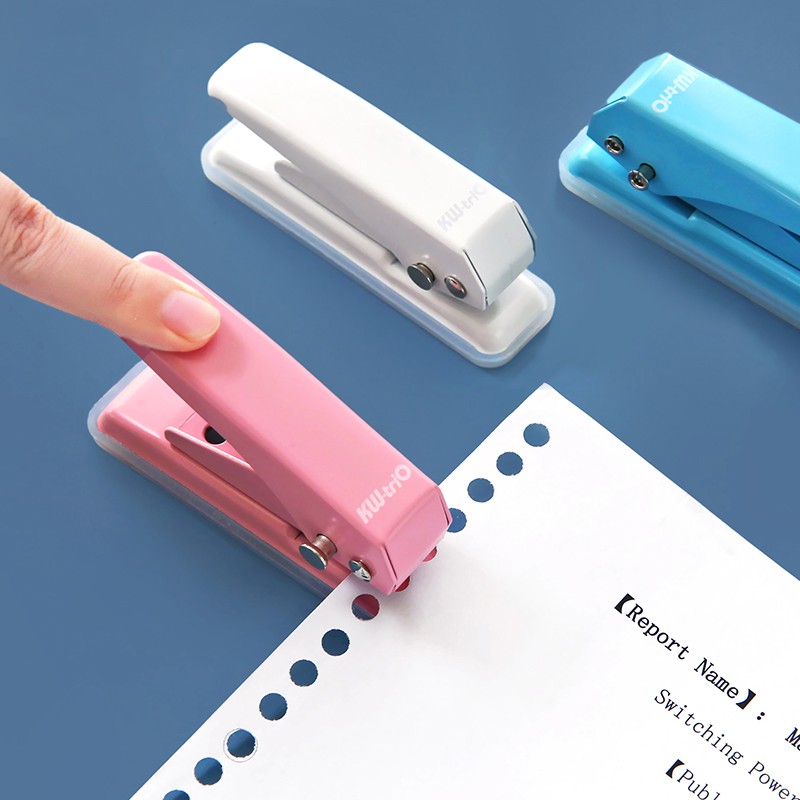 COD Mini single hole punching machine portable manual puncher diy book ...