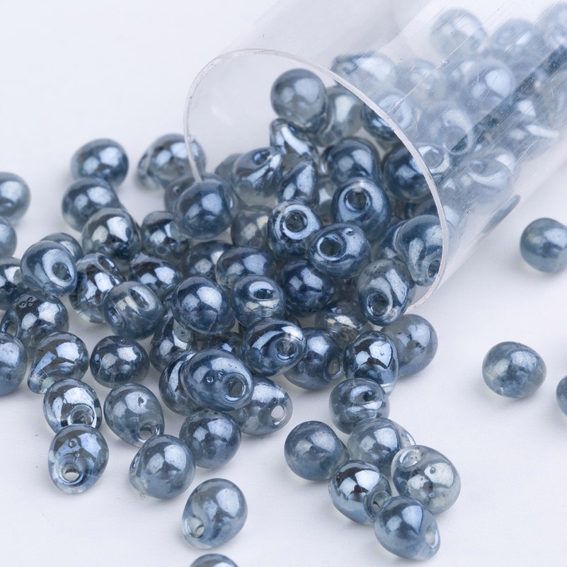 Japanese water drop beads 3.4mm Miyuki DP imported Miyuki transparent ...