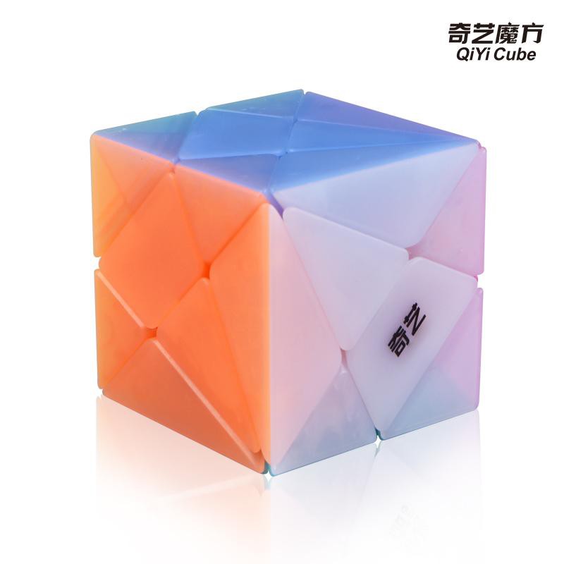 Rubik's Strange Rubik Well qiyi Axis cube 3x3 Jelly Color Magic rubix ...