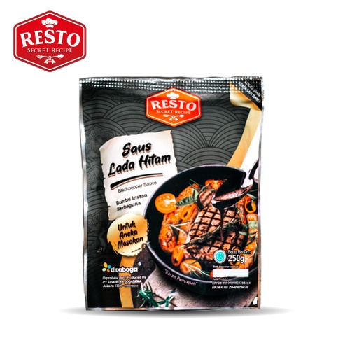 HITAM Resto Secret Recipe Black Pepper Sauce 250g | Shopee Philippines