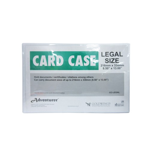 Adventurer Card Case CC-Legal Plastic 216x330mm | Shopee Philippines