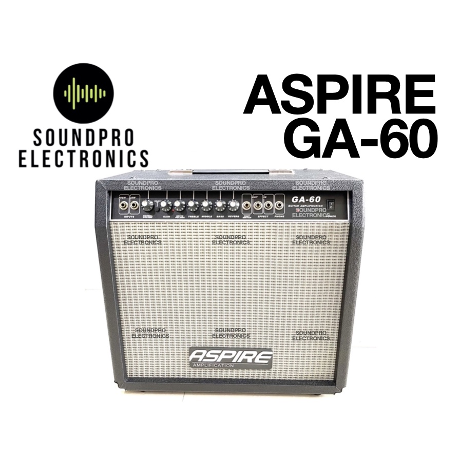 ASPIRE GA-60 LEAD Guitar Amplifier 12” 60watts | Shopee Philippines
