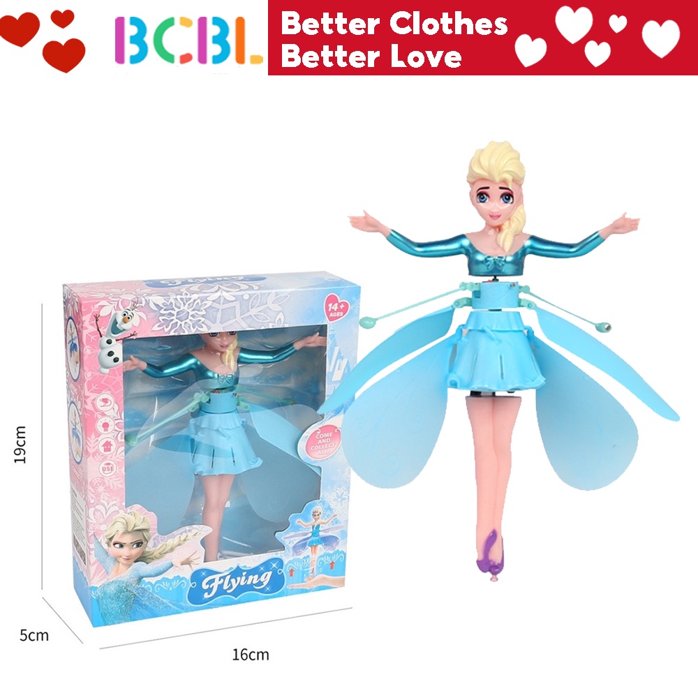Elsa Toy Frozen Princess Fairy Magical Flying Suspended Control ...