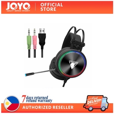 JEDEL GH-213 RGB STEREO GAMING HEADSET/ W/ MIC USB+3.5MM | Shopee ...
