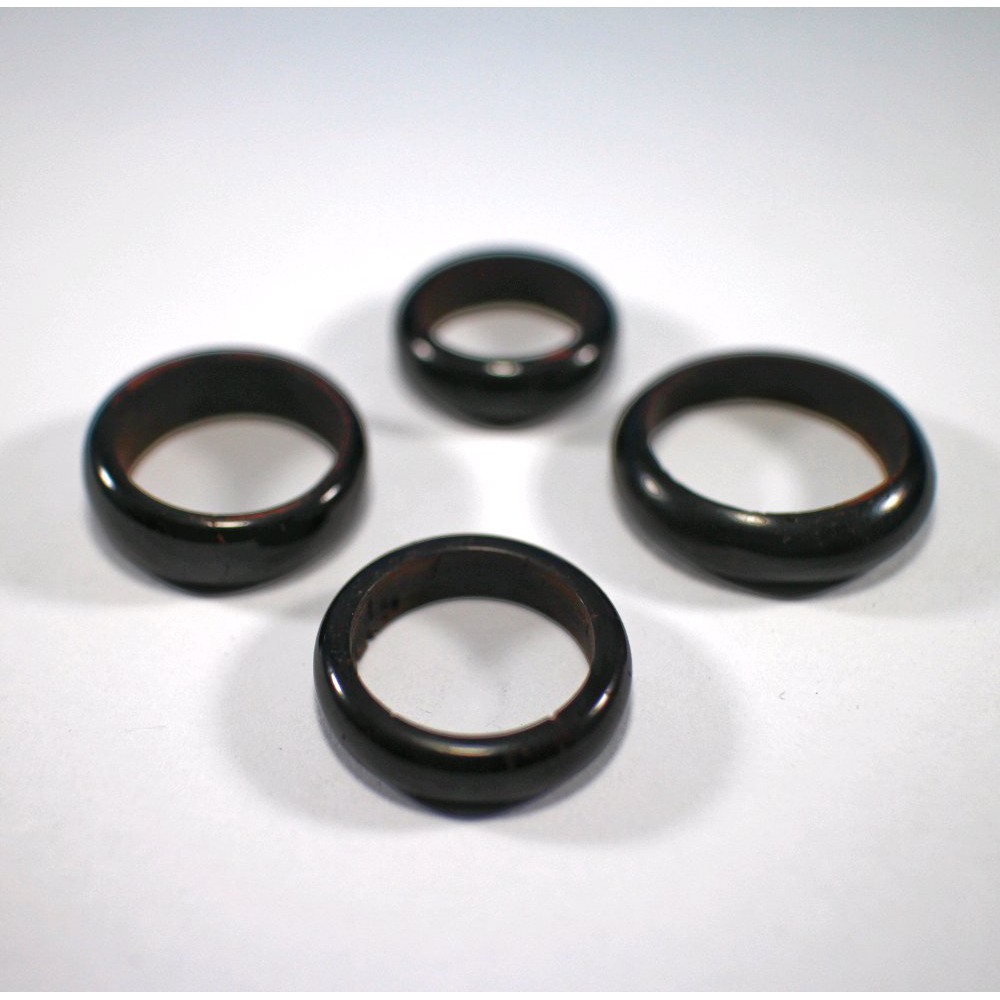 KAYU HITAM Original Wooden Ring, You Are The Original Plain Black Ring ...