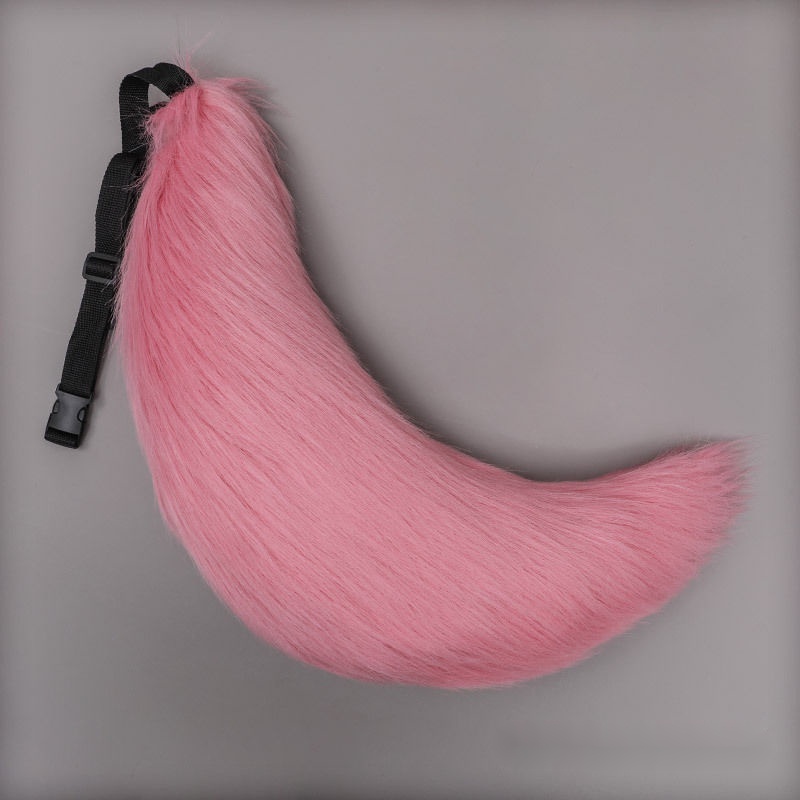 Long-haired fox tail cos ear beast ear cosplayJK tail simulation tail ...
