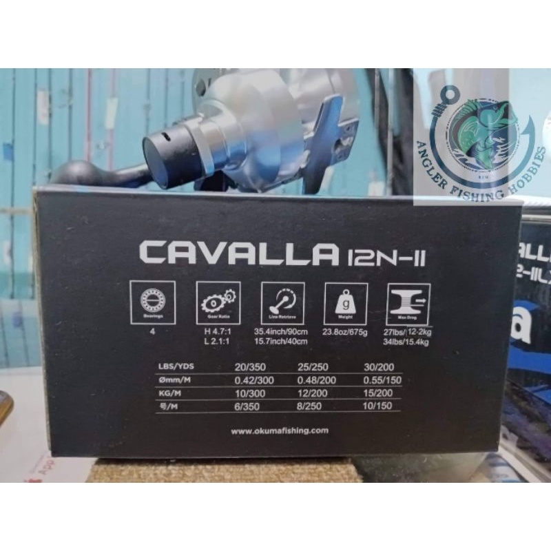 Okuma cavalla 5N narrow righty and lefty and okuma cavalla 12N narrow ...
