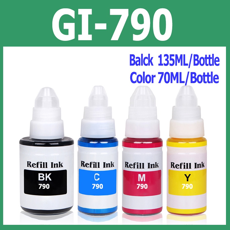 Canon Refill ink GI-790 GI790 compatible Refill Ink for G series for ...