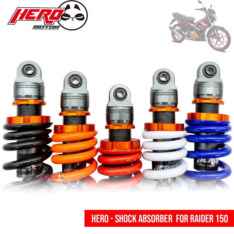 Raider 150 Mono Shock 290mm Heavy Duty Aluminum Alloy Waterproof Made ...