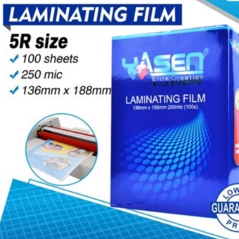 YASEN LAMINATING FILM 5R 250 MICRONS | Shopee Philippines
