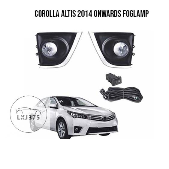 Car fog light for TOYOTA Corolla ALTIS 2014 2015 2016 2017 2018 2019 ...