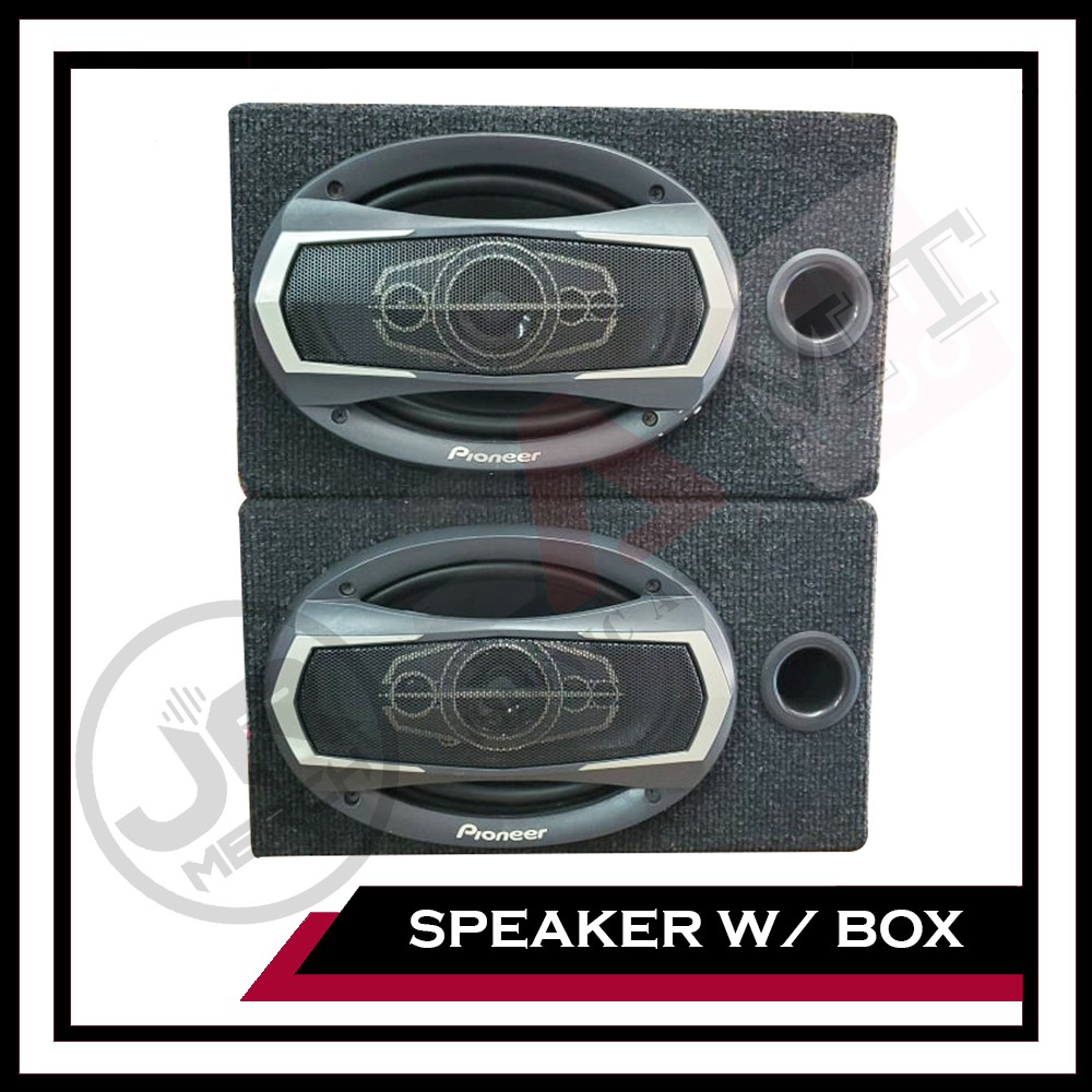 Bundle (TSSB6X9-2PCS) 2pcs Carpeted Speaker Box + 6x9" 4 ohms Car ...